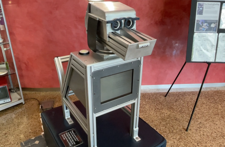 robotc dog chassis on display